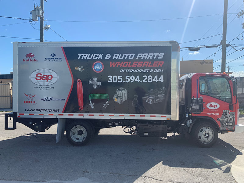 Commercial Vehicle Wraps Miami Fleet Wraps - Evolutions Graphics & Designs