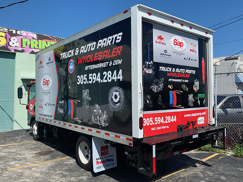 Commercial Vehicle Wraps Miami Fleet Wraps - Evolutions Graphics & Designs